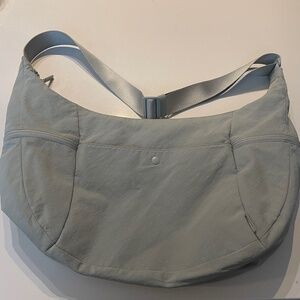 lululemon athletica | Bags | Lululemon Jade Grey Slouch Sling Bag 3l ...